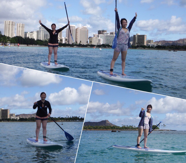 アラモアナ ビーチ サーフ レッスン(あやかちゃん&あきちゃんSUPレッスン!!!) | アロハストリート-ハワイの予約・クーポン